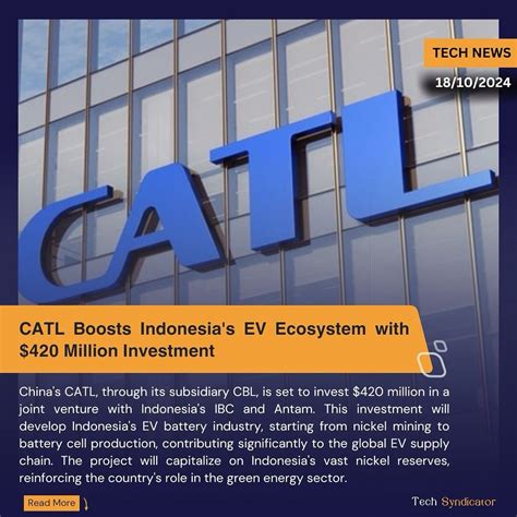 Catl China Indonesia Cbl Evecosystem Technews Techsyndicator
