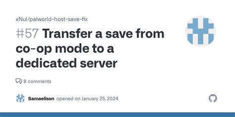 transfer a save from co op mode to a dedicated server · issue 57 · xnul palworld host save fix
