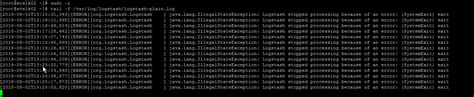 ERROR Org Logstash Logstash Java Lang IllegalStateException Logstash Stopped Processing