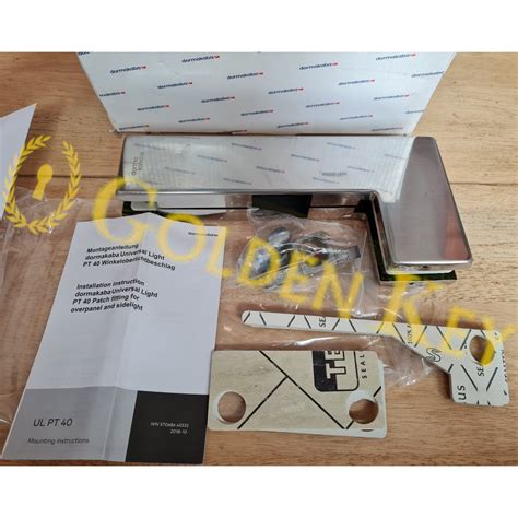 Jual Pt 40 Ul Dormakaba Dorma Jepitan Kaca Atas Patch Fitting Universal