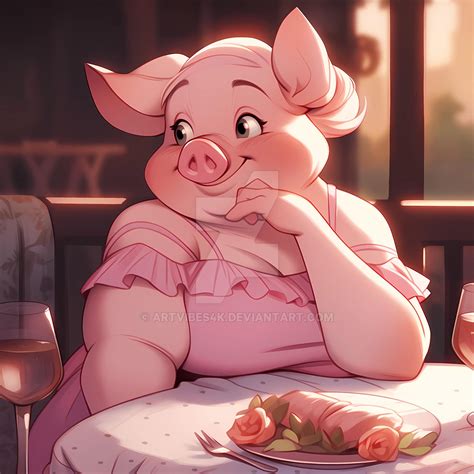 Juja Anthro Pig Lady By Artvibes4k On Deviantart