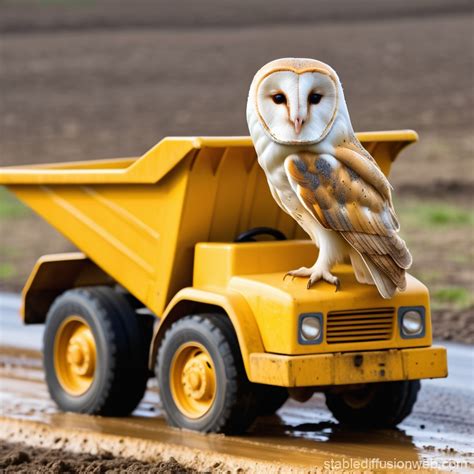 Yellow Dump Truck Stable Diffusion Online