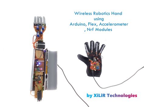 Wireless Robotic Hand Using Arduino M Tech B Tech Engineering Projects Thesis Research Help In