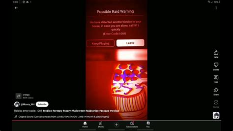 Error Code 1001 Youtube