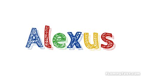 Alexus Logo Free Name Design Tool From Flaming Text