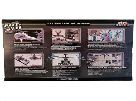 Boeing Ah 64d Longbow Apache Helicopter Model 1 72 Forces Of Valor