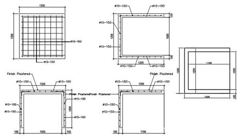 Reinforcement Details Of Structure In AutoCAD D Drawing CAD File Dwg File Cadbull