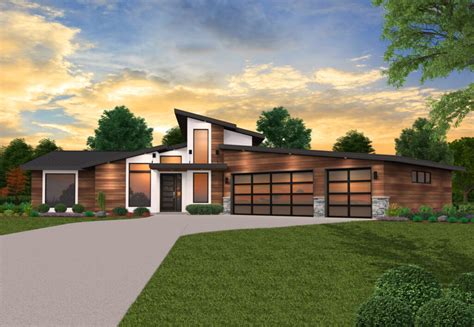 Modern One Story House Plans With Pictures