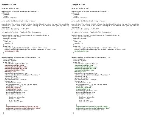 Implement App Service Best Practices Into Your Azure Armbicep Templates With Github Copilot