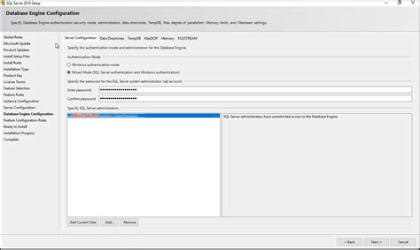 Mssql Database Installation And Configuration