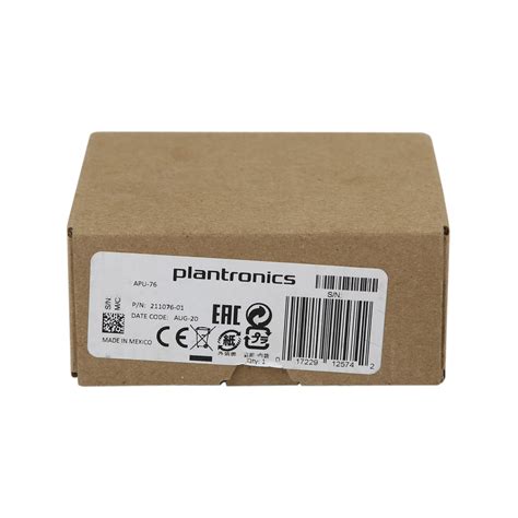 Plantronics Apu 76 Ehs Adapter 211076 01 New Piospartslap