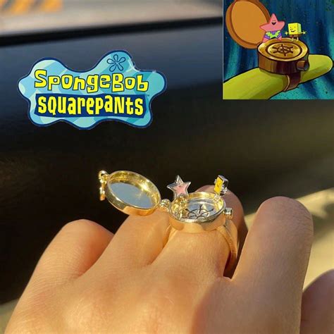 Spongebob Ring Womens Fashion Jewelry And Organisers Rings On Carousell