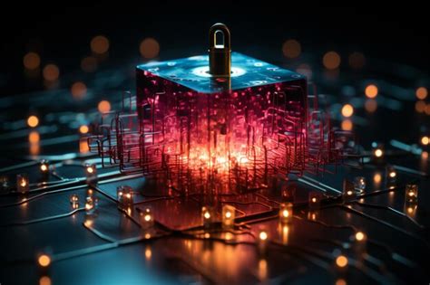 Digital Data Security System Cyber Security Big Data Analysis Illustration Premium Ai