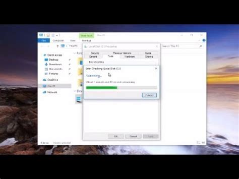 How To Run Chkdsk Utility On Windows 10 8 7 YouTube