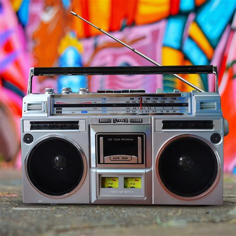 Retro Cassette Boombox 80s Style Street Bluetooth Boombox Cassette