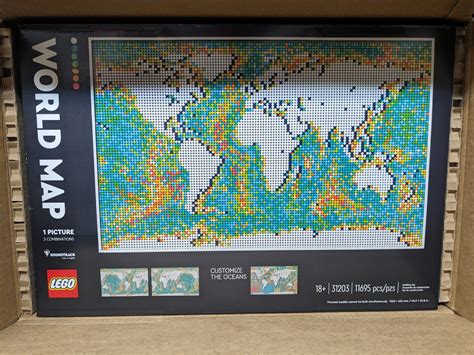 Brick Game Lego 31203 World Map Mit über 11000 Teilen Offiziell