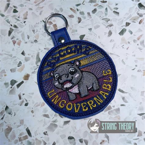 Become Ungovernable Fob Patch Bun Cover Ith Embroidery