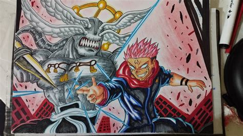 Sukuna Vs Mahoraga By 0n1akum4 On Deviantart