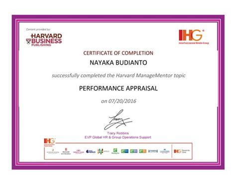 Performance Appraisal Certificate Pdf