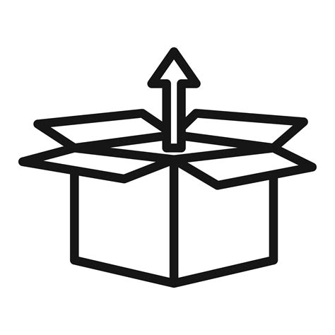 Unpack Icon Black Line Art Logo 48257676 Vector Art At Vecteezy