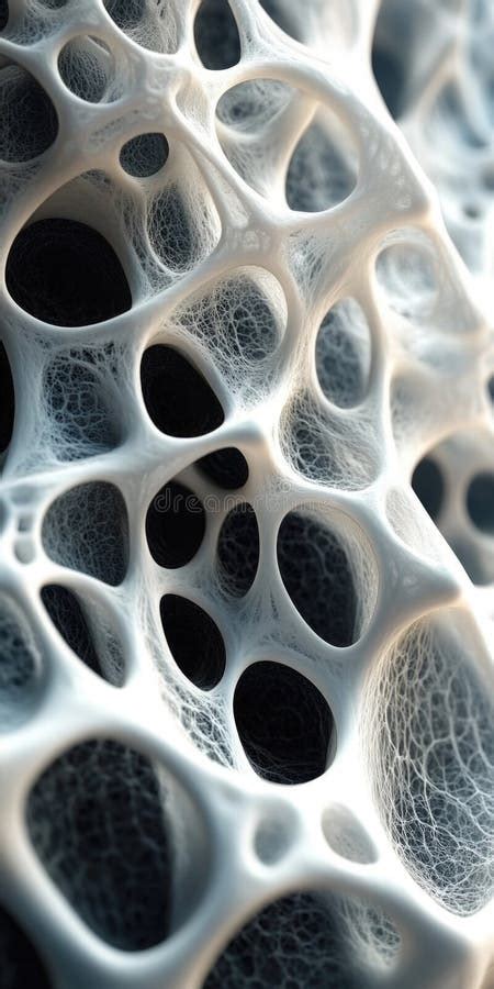 Abstract Cellular Texture With Intricate Patterns And Shapes Suitable