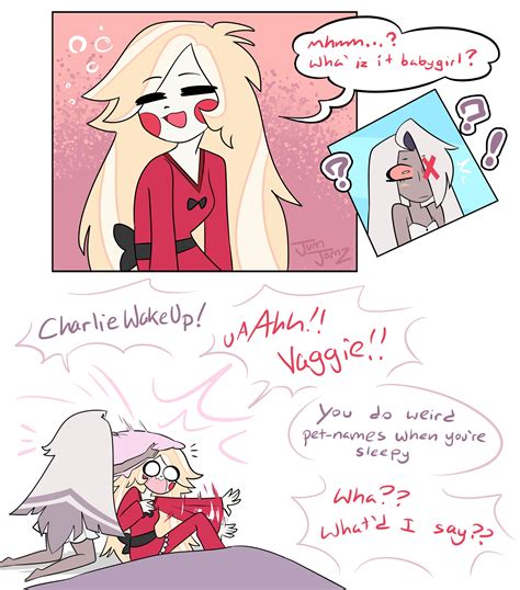 Angels Presents Charlie Vaggie Hotel Art Monster Hotel Hazbin