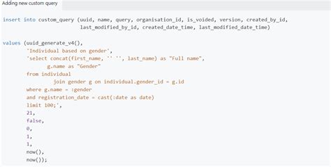 Custom Query API