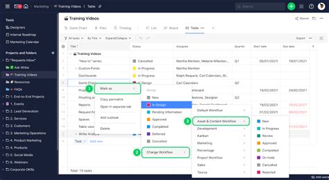 Tasks In Table View Wrike Help Center