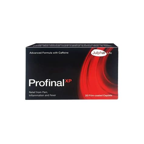 Profinal Xp Pain Relief Caplets 20 Caplets Zozopharmacy