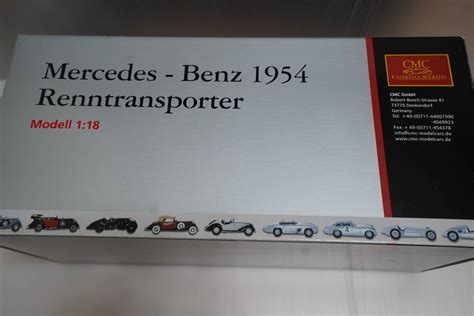 Cmc Mercedes Benz 1954 Renntransporter 118 ミニカー メルセデス ベンツ レントランスポーター