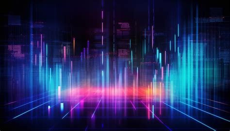 Premium Ai Image Data Analytics With Code Futuristic Neon Style