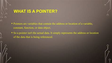 Pointers And Array In C Programming With Examples Ppt