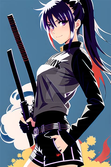 Katana Girl 75 By Punkerlazar On Deviantart