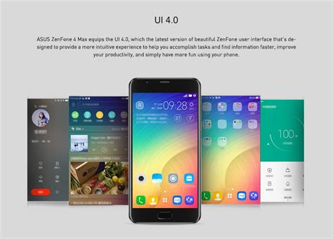 ASUS ZenFone 4 Max ZC550TL 5 5 Inch 3GB 32GB Smartphone Black