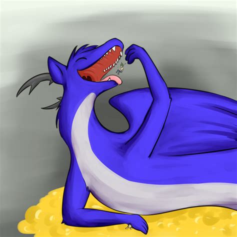 Vore Dragon Nomming Some Tinies By Lycovore On Deviantart