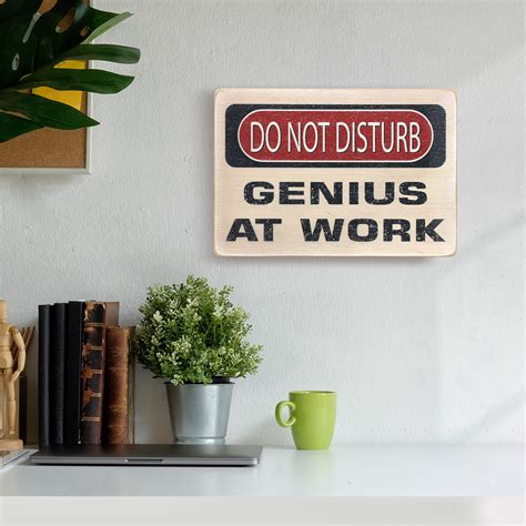 Do Not Disturb Genius At Work