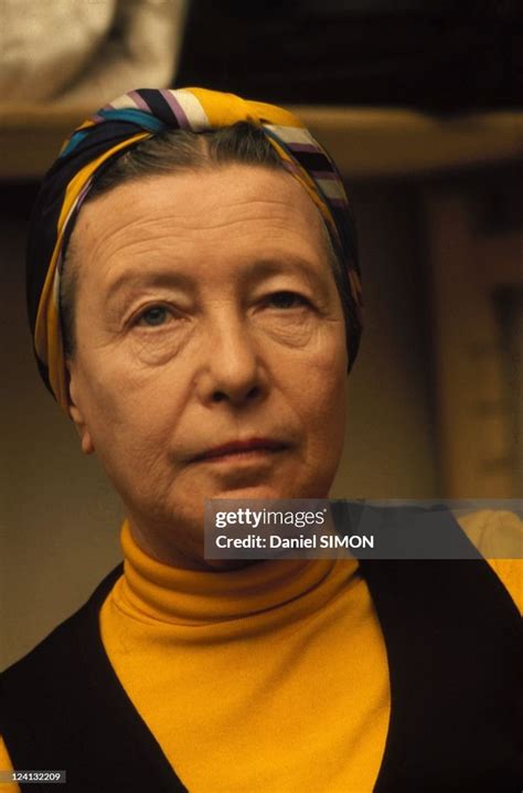 Simone De Beauvoir Portraits In France In 1974 Photo Dactualité Getty Images
