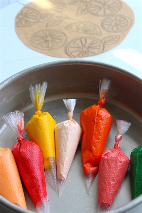 Citrus Designed Sponge Cake The Squeaky Mixer