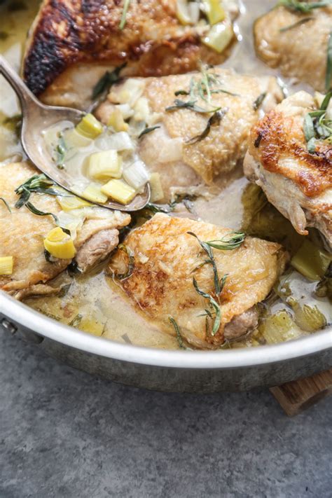 Easy Braised Chicken Breasts With Leeks