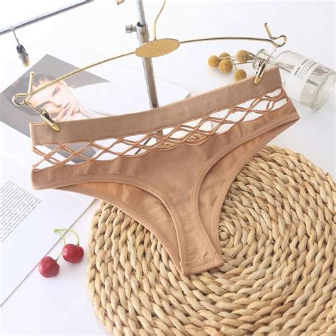💰cumpără Noi Chiloti Fără Sudură Hollow Out Sexy Femei Lenjerie Sport
