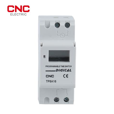 Cnc Tp8a16 Ac 220v 16a 30a Din Rail Weekly 7 Days Programmable Digital