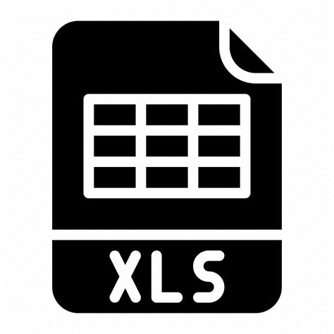 excel extension file format xls icon download on iconfinder