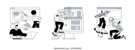 Mobile App Development Process Abstract Concept Stock Vector Royalty Free 2271431725