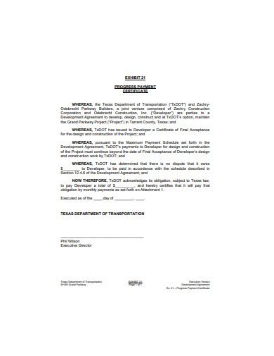 Payment Certificate 11 Examples Format How To Create Pdf