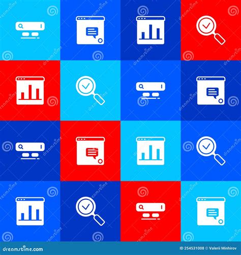 Set Search Engine New Chat Messages Notification Graph Chart