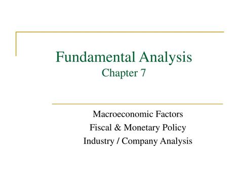 Ppt Fundamental Analysis Chapter 7 Powerpoint Presentation Free