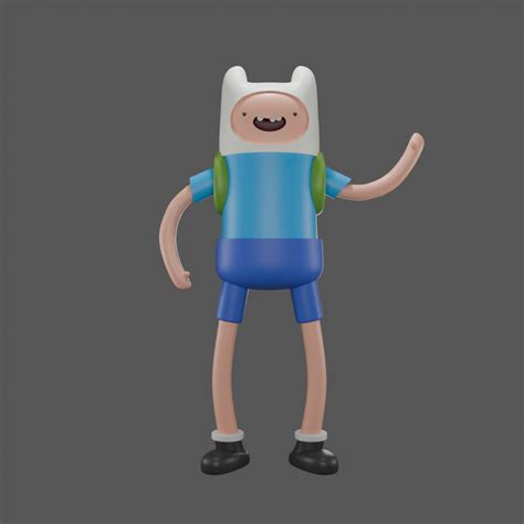 🐕 Finn Adventure Time Figure・ Stl File For 3d Printing・cults