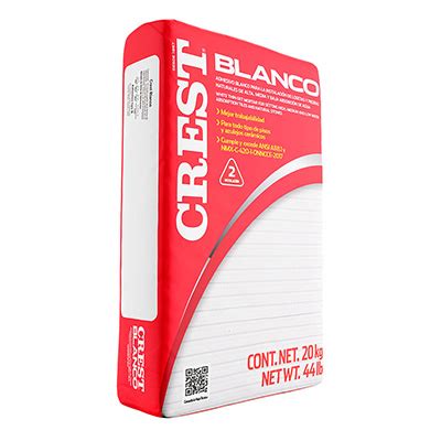 Adhesivo Crest Blanco 20 Kg The Home Depot México