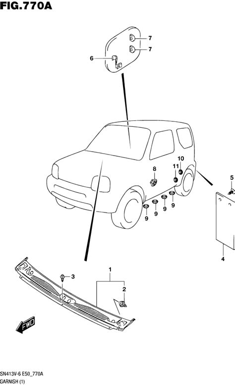 Garnish Body And Chassis Parts Jimny 98 18