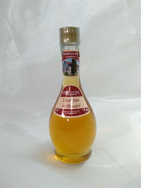 Licor Berwanger Fino De Abacaxi 375 Ml Bebocachaça Compre Cachaças Online